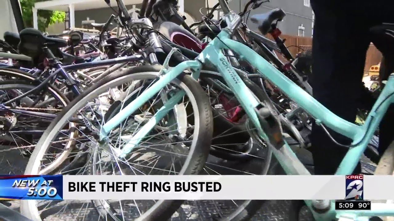 Bike theft ring busted - YouTube