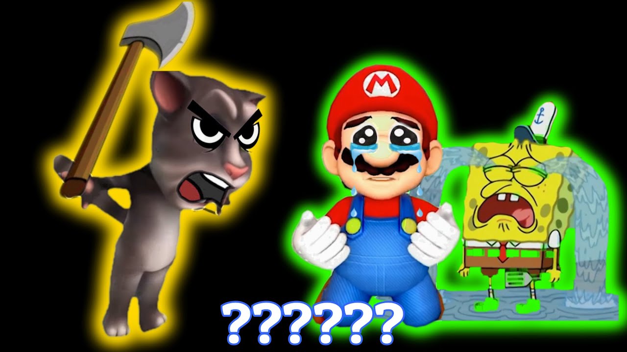 7 Mario Crying and Talking Tom Screaming Sound Variations In 50 Seconds ...