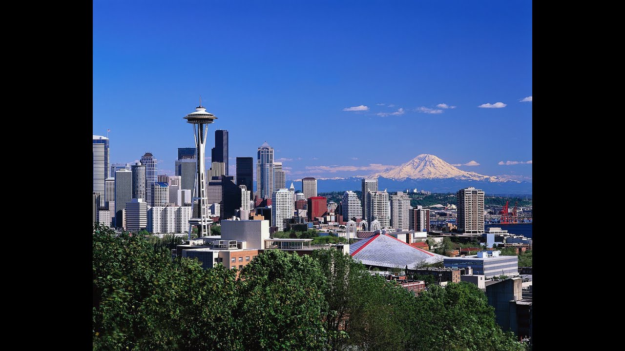 DRIVE THRU CITY OF SEATTLE DOWNTOWN NOVEMBER 28 2022 WASHINGTON STATE ...