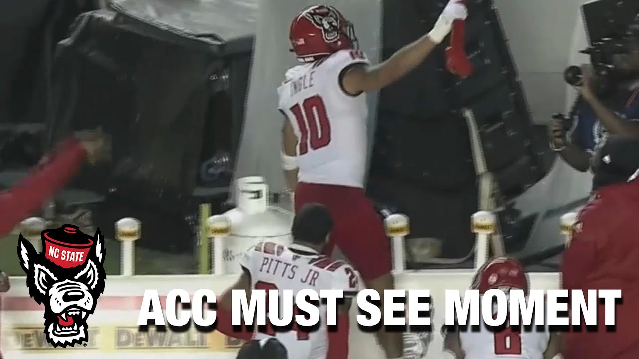 NC State's Tanner Ingle Makes The Incredible Interception | ACC Must ...
