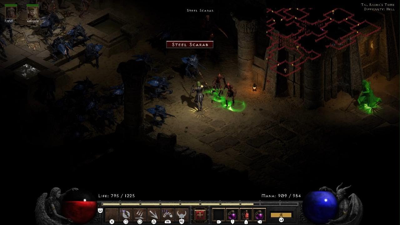 Diablo II: Resurrected - My first (dropped) BER rune - YouTube