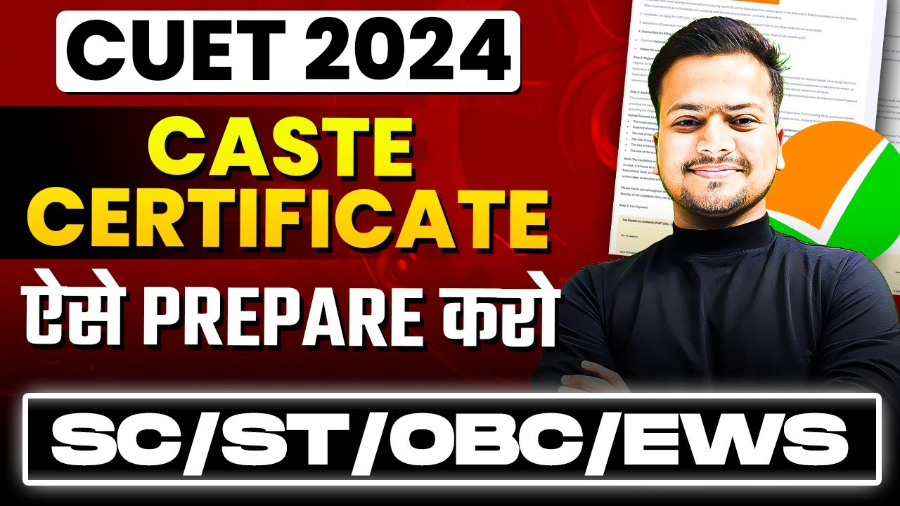 Caste Certificate CORRECT FORMAT needed to fill CUET 2024 Application ...