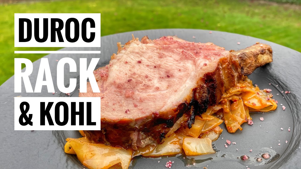 Karree vom Duroc Schwein mit Chorizo-Kohl | Schwein | Grillcoach Gerrit ...