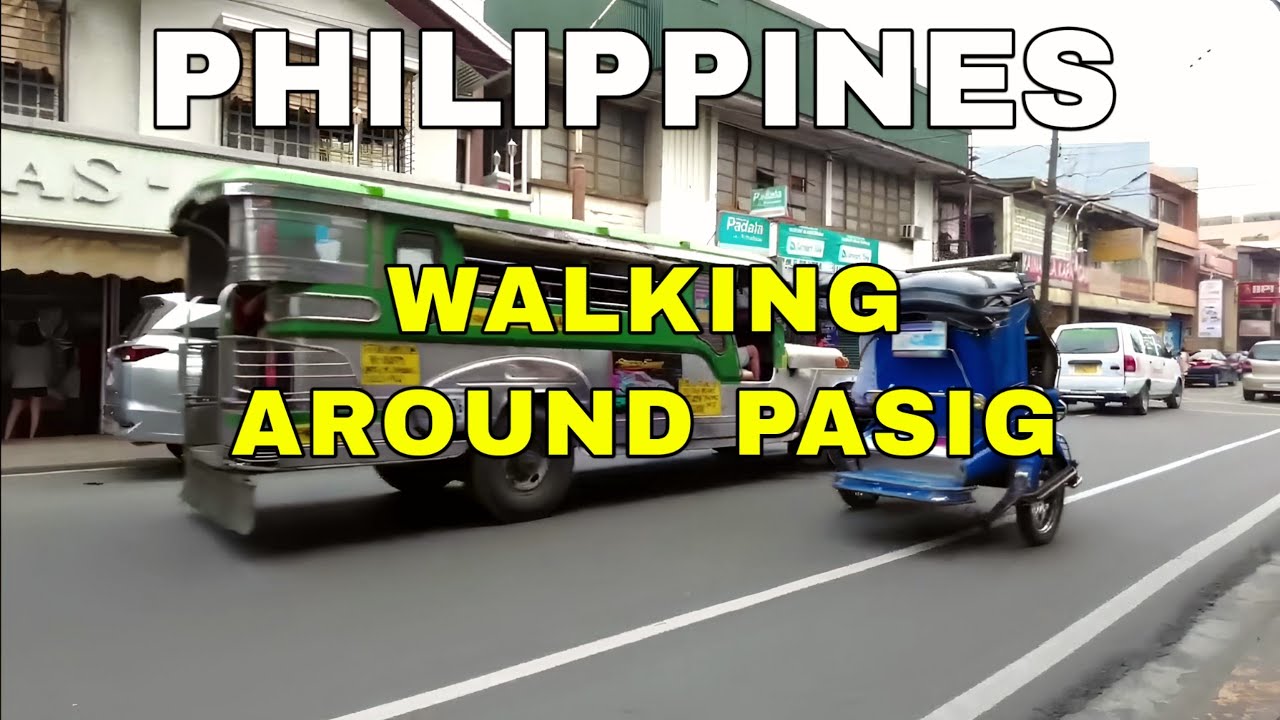 Philippines Walking Around Pasig City (4K HD) - YouTube