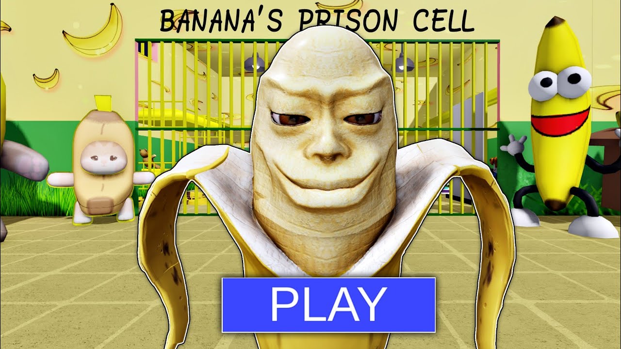 Banana Barry Prison Run! Roblox - Full Gameplay (OBBY) - YouTube