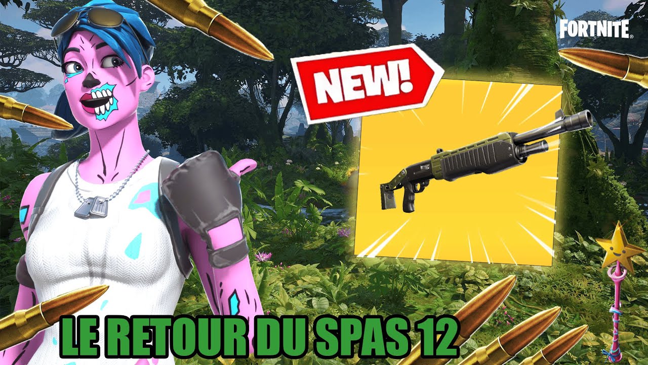 LE RETOUR DU SPAS 12 #gaming #fortnite #arme #retour #nouveauté #boss # ...