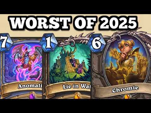The WORST Hearthstone cards of 2025