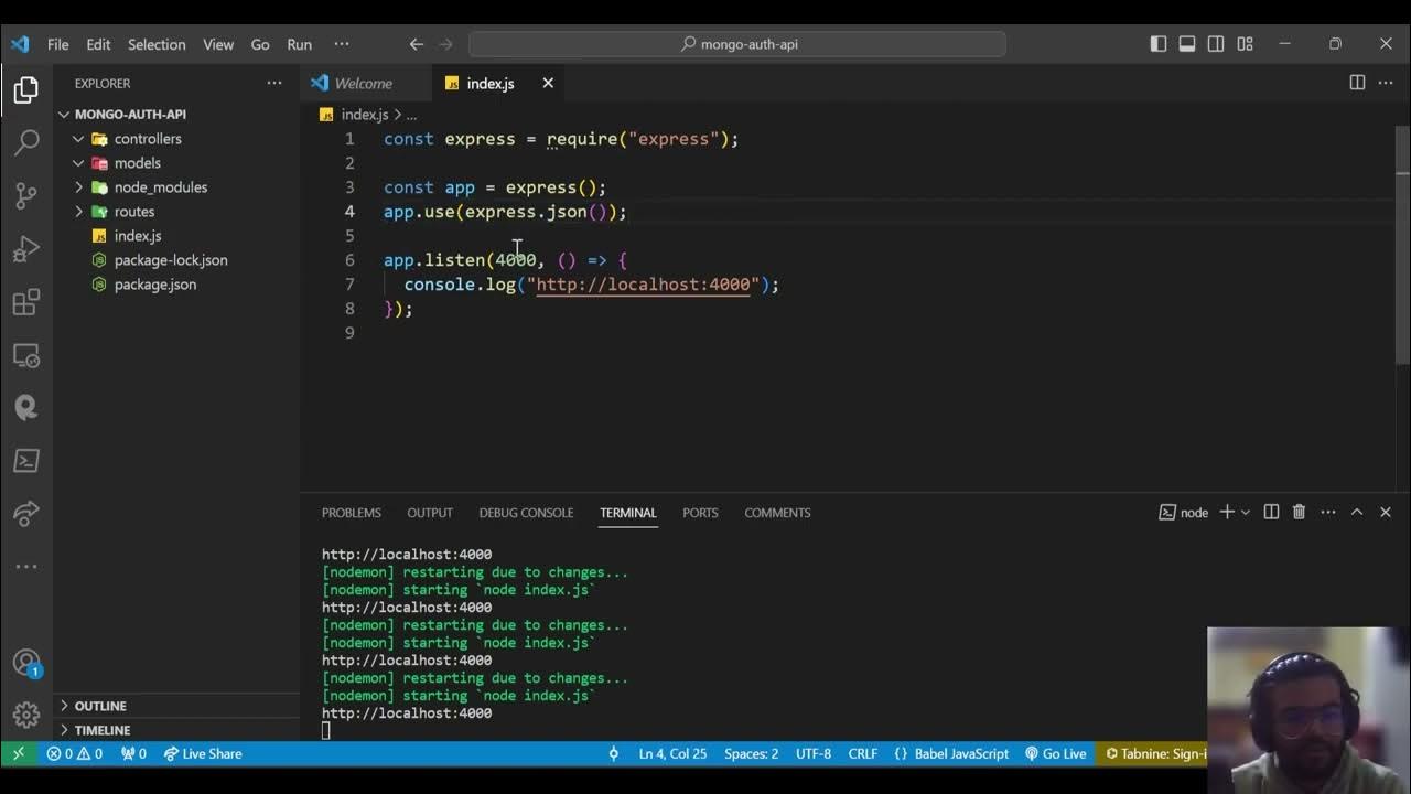 MERN Stack Project Creating Backend End to End Login Signup API with MongoDB and Express JS 2024 ...