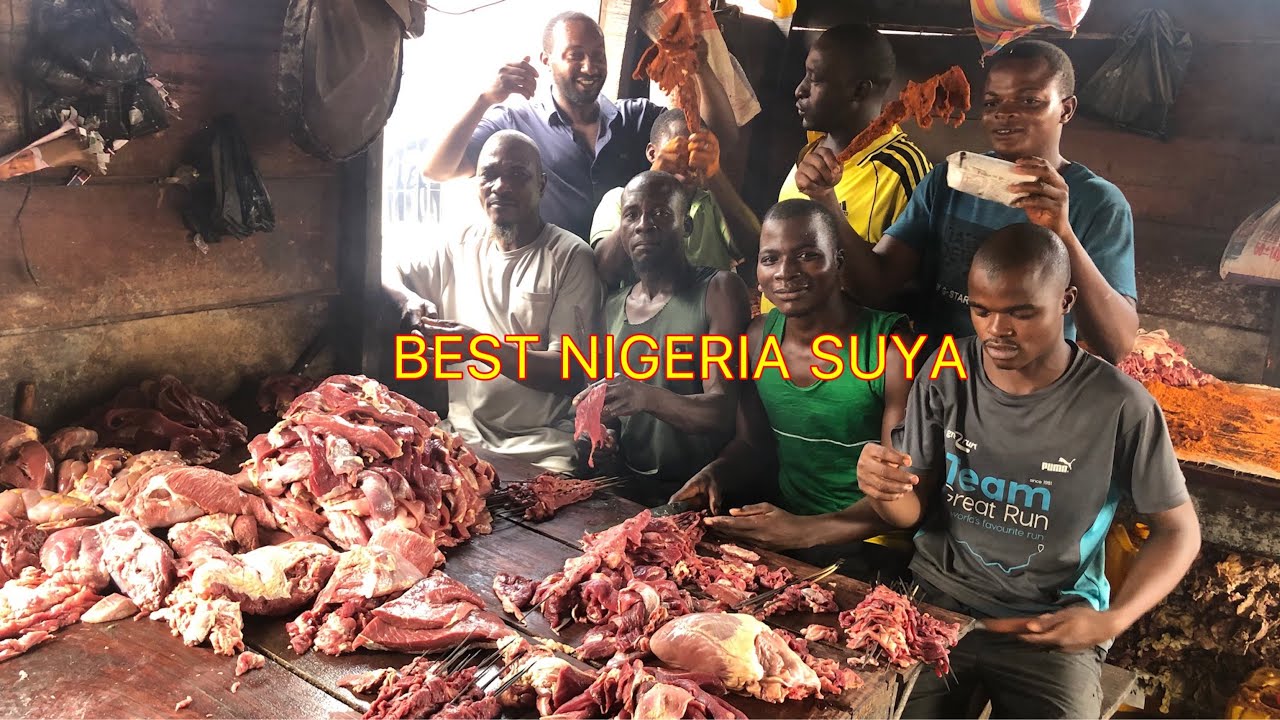BEST NIGERIA SUYA VLOG - Iwe Iroyin Suya - How to make Nigeria Suya ...