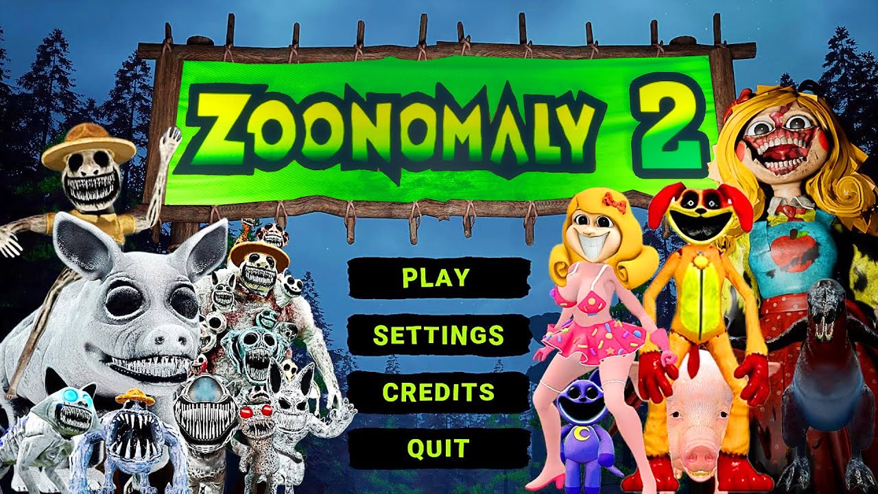 Zoonomaly 2 Official Game Play | Zookeeper With Gun Attack All Monster ...