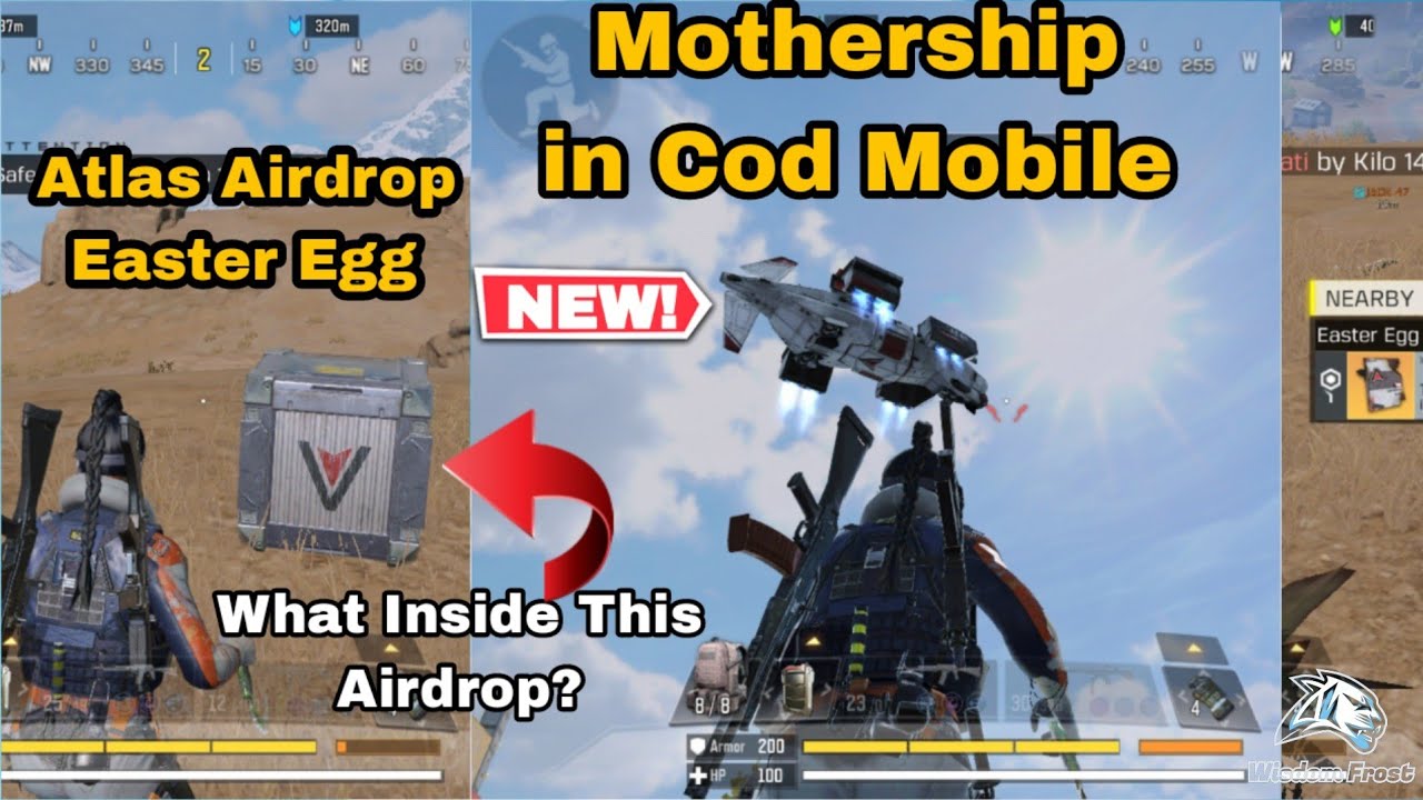 Mothership in Cod Mobile Battle Royale | Atlas Airdrop Easter Egg For ...