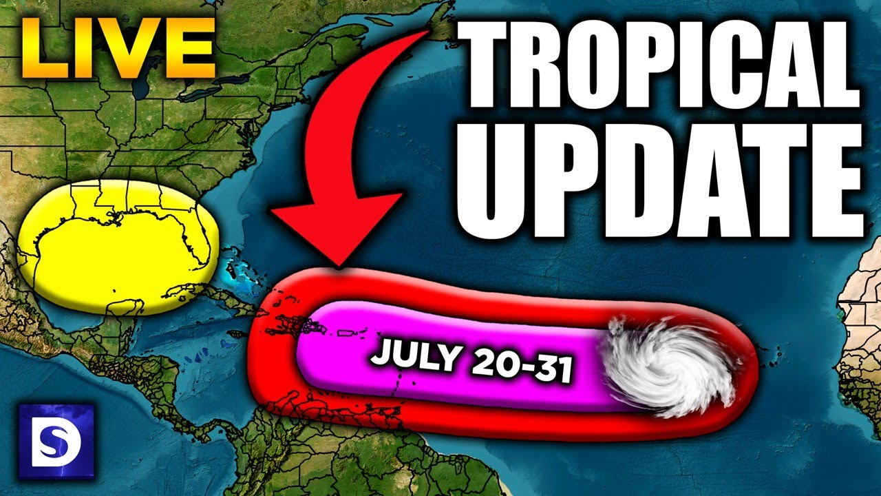 🔴TROPICAL UPDATE LIVE: Watching The Deep Tropics Into Early August ...
