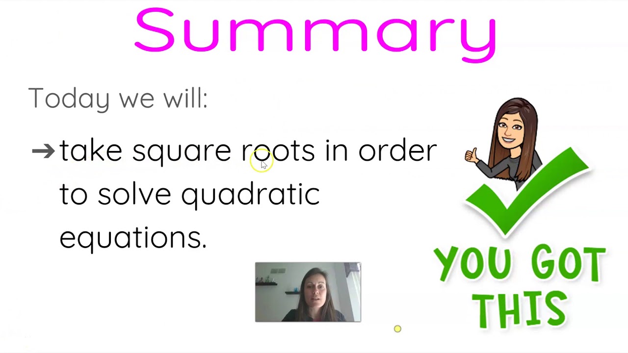 BCPS Teacher Lessons - Algebra I 5-20-20 - YouTube