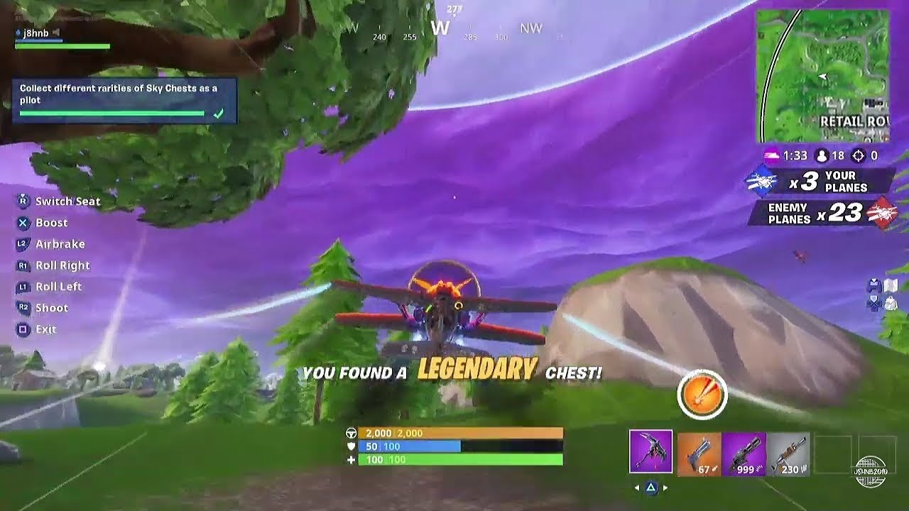 Fortnite - Collect Different Rarities Of Sky Chests As A Pilot (Air ...