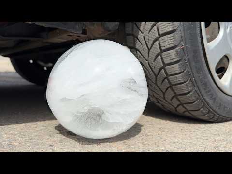 ICE COCA COLA BALLOON VS CAR, Coca Cola Zero, PowerAde, Fanta, Sprite, Fruko and Mentos Diff Unde