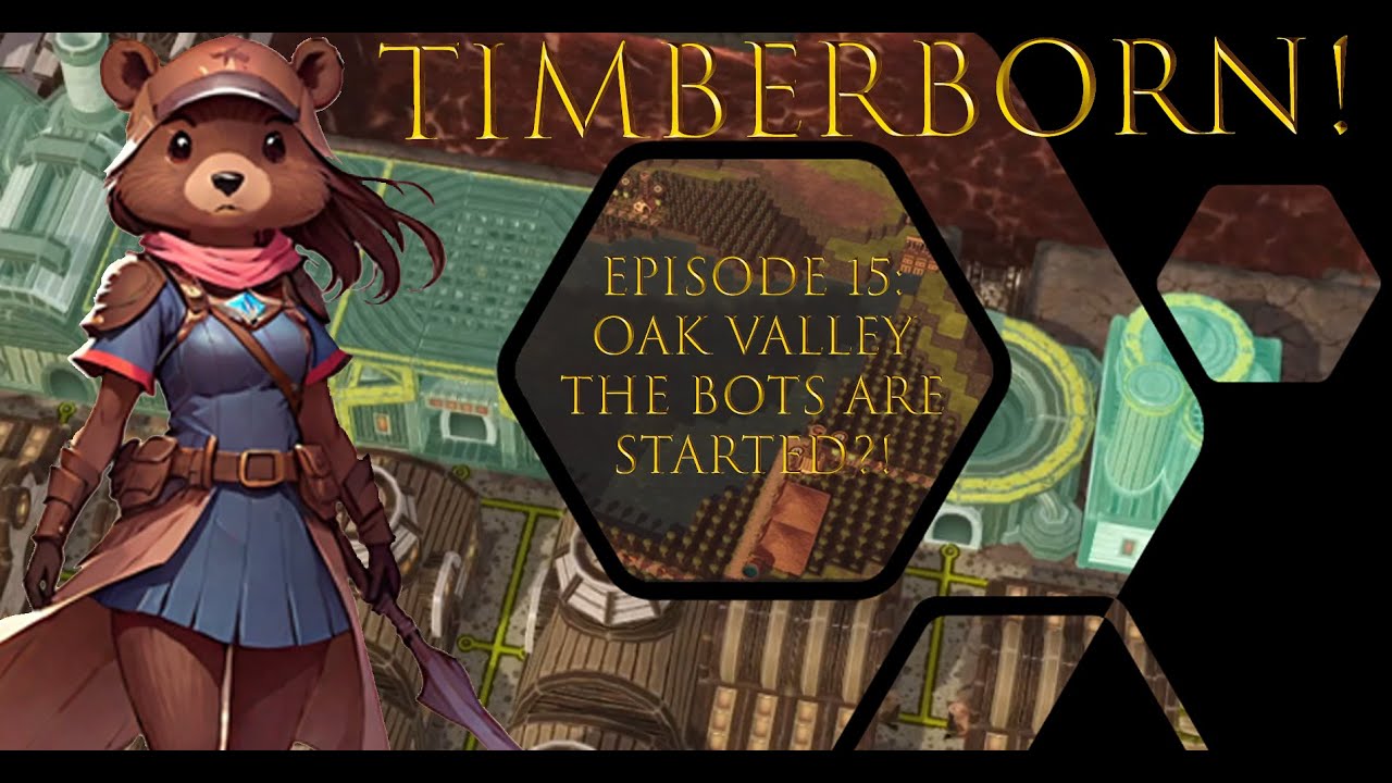 More WOOD!!! Who turned on the Bots?!?! Timberborn HARD MODE, EP15 ...