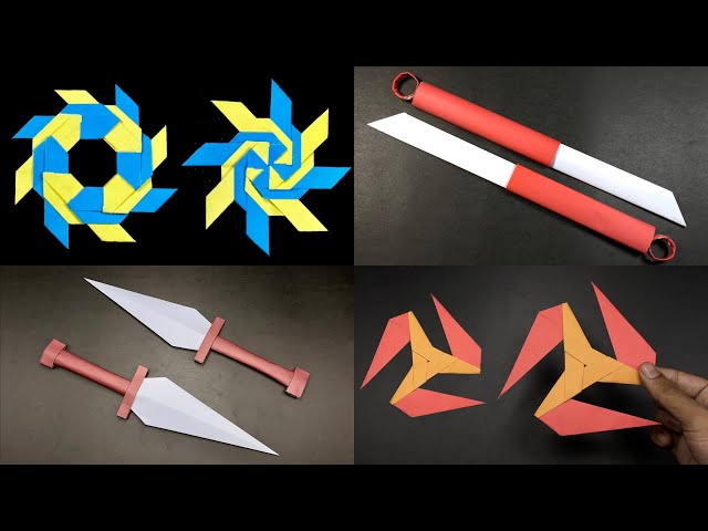 Origami Weapons Book My Childhood And Origami | Lin海聞Art