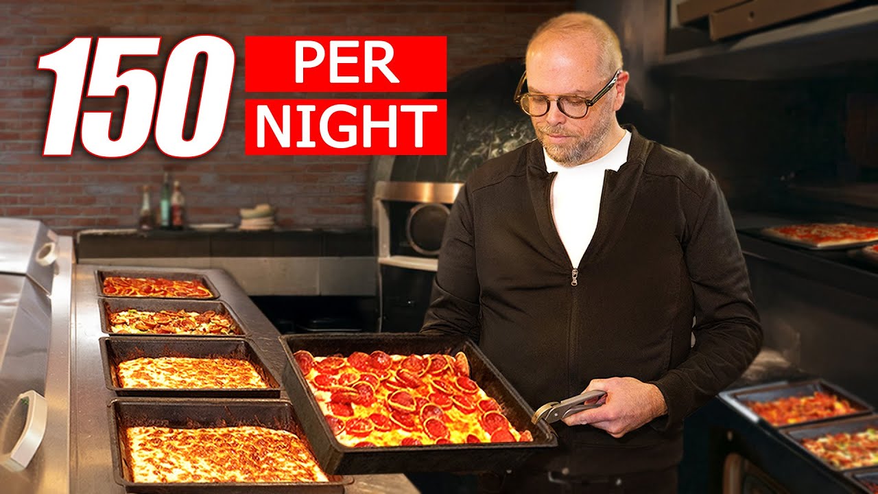 Inside The 1 Man Pizza Shop Making 150 Pizzas A Night - YouTube