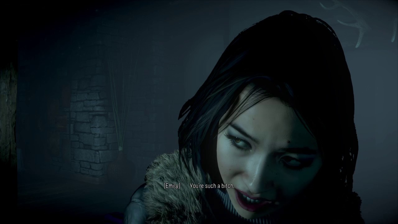 Until Dawn: Jess and Emily's fight - YouTube