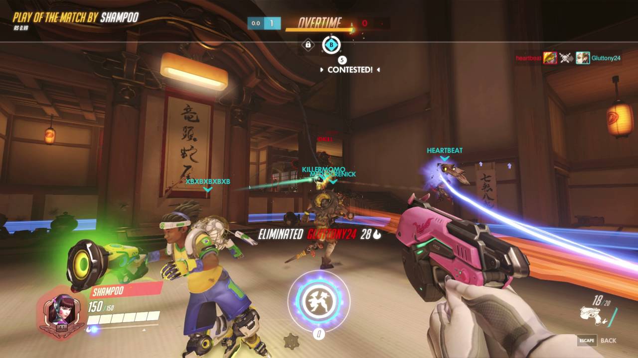 Overwatch Shampoo's Highlights D.Va Hanamura 2016.09.05 - YouTube
