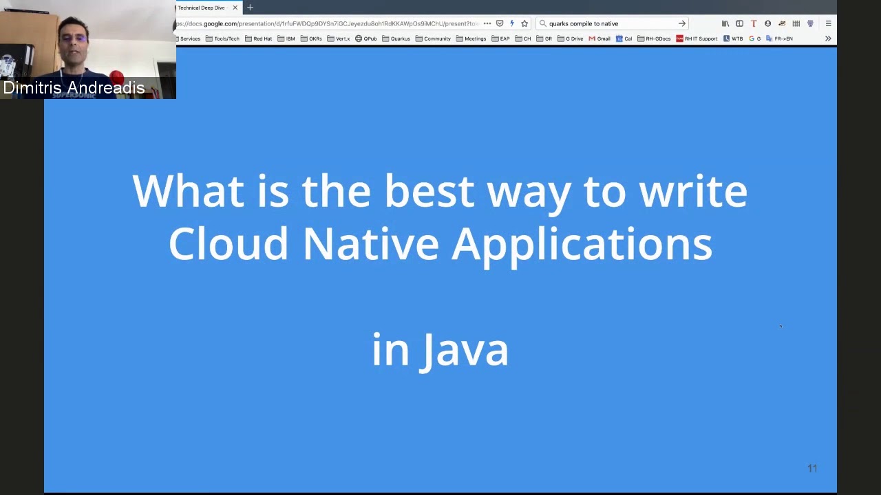 Container First Meet Quarkus Kubernetes Native Java From Red Hat In Greek Youtube