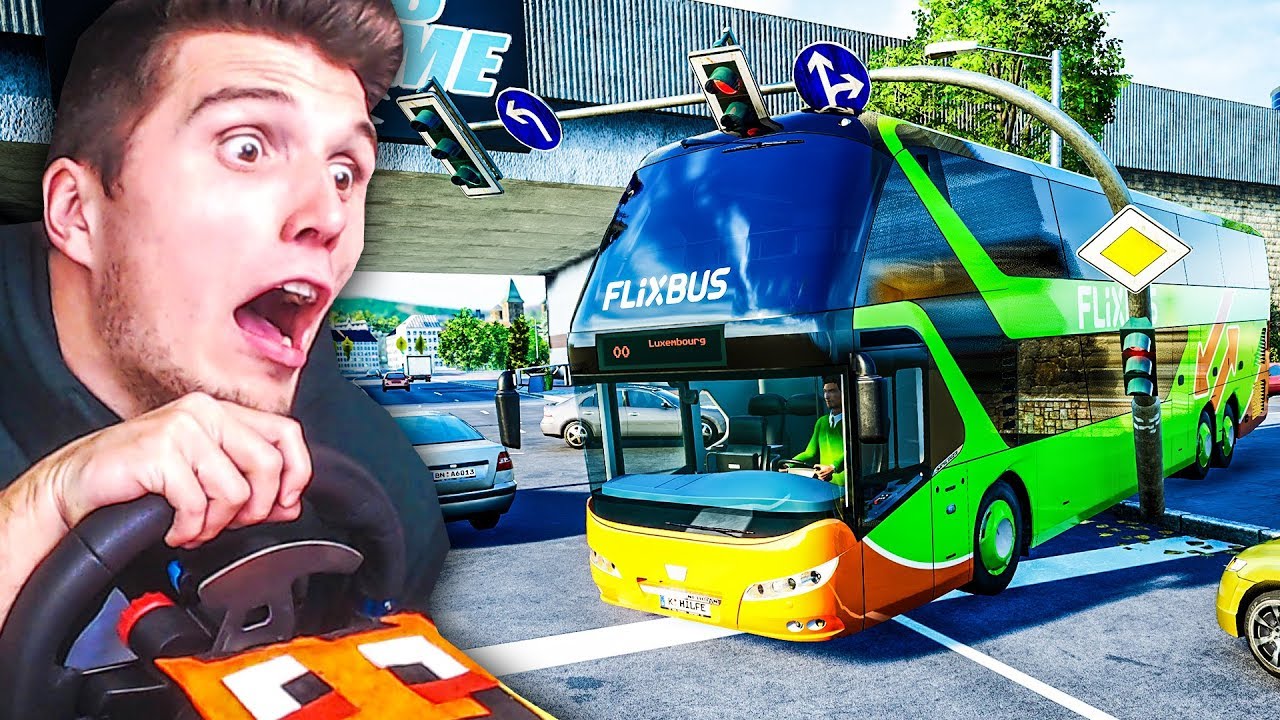 Mit dem Flixbus DOPPELDECKER nach Luxemburg FLIXBUS Fernbus Simulator ...