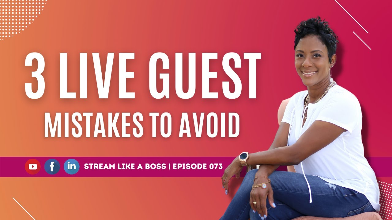 3 Common Mistakes to Avoid When Interviewing Live Stream Guests - YouTube
