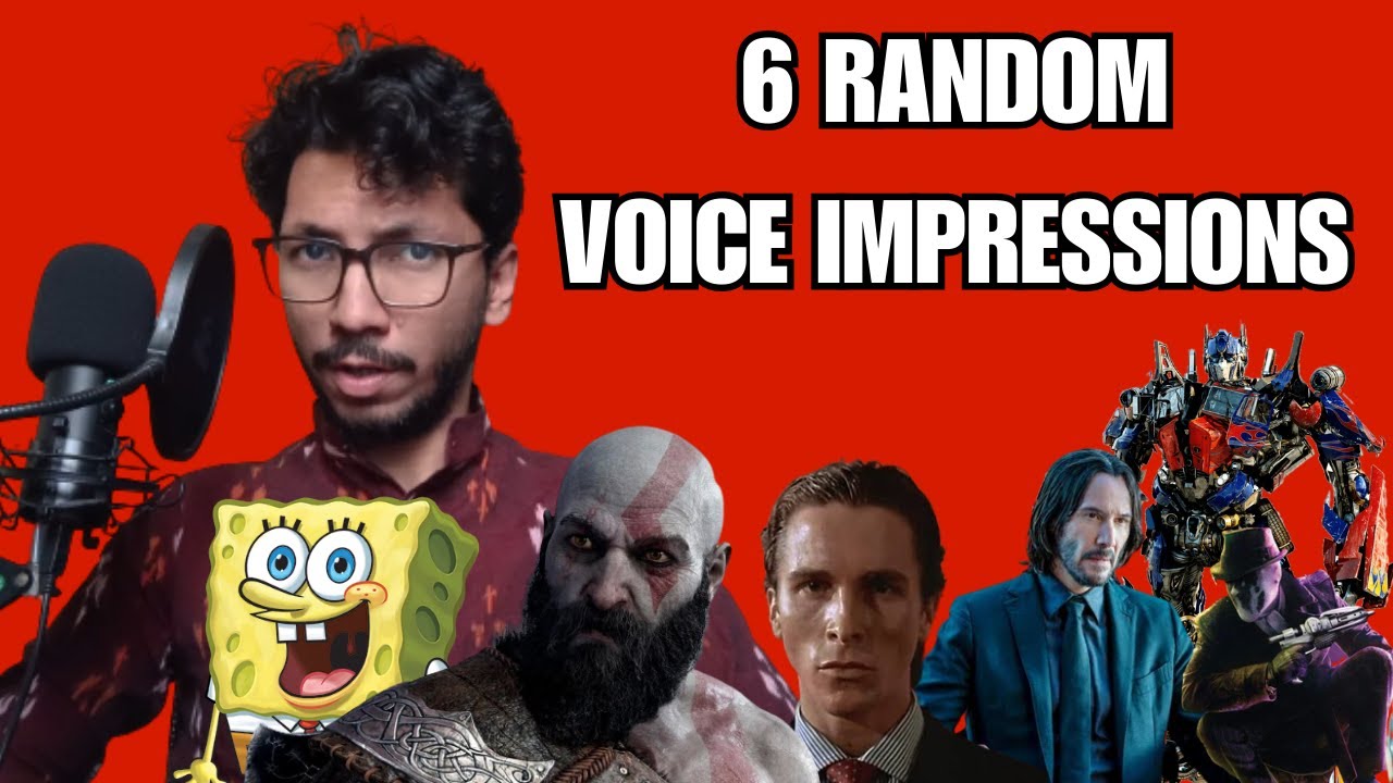 6 Random Impressions - Optimus Prime, Patrick Bateman, SpongeBob ...