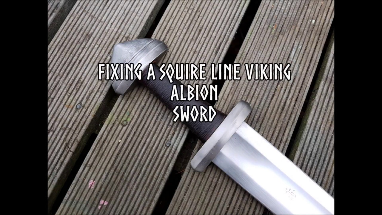 Fixing an Albion squire line viking sword - YouTube