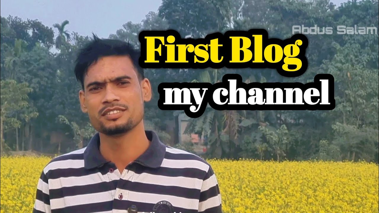 First time vlog video upload my channel// how to make first time vlog ...