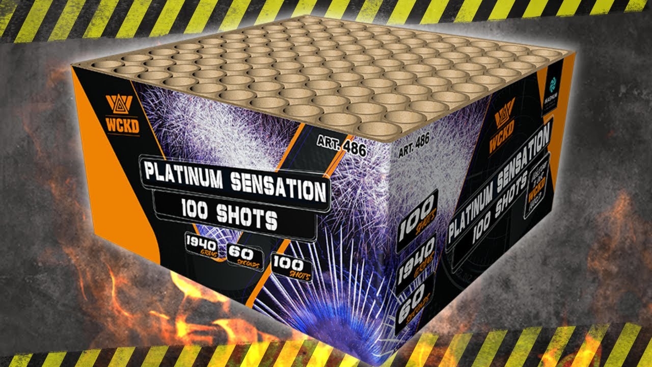 Platinum Sensation - WCKD Fireworks - Magnum Vuurwerk - 486 - YouTube