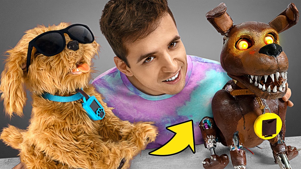 Anjing Animatronik dari FNAF jadi Nyata! Mengubah Anjing Listrik ...