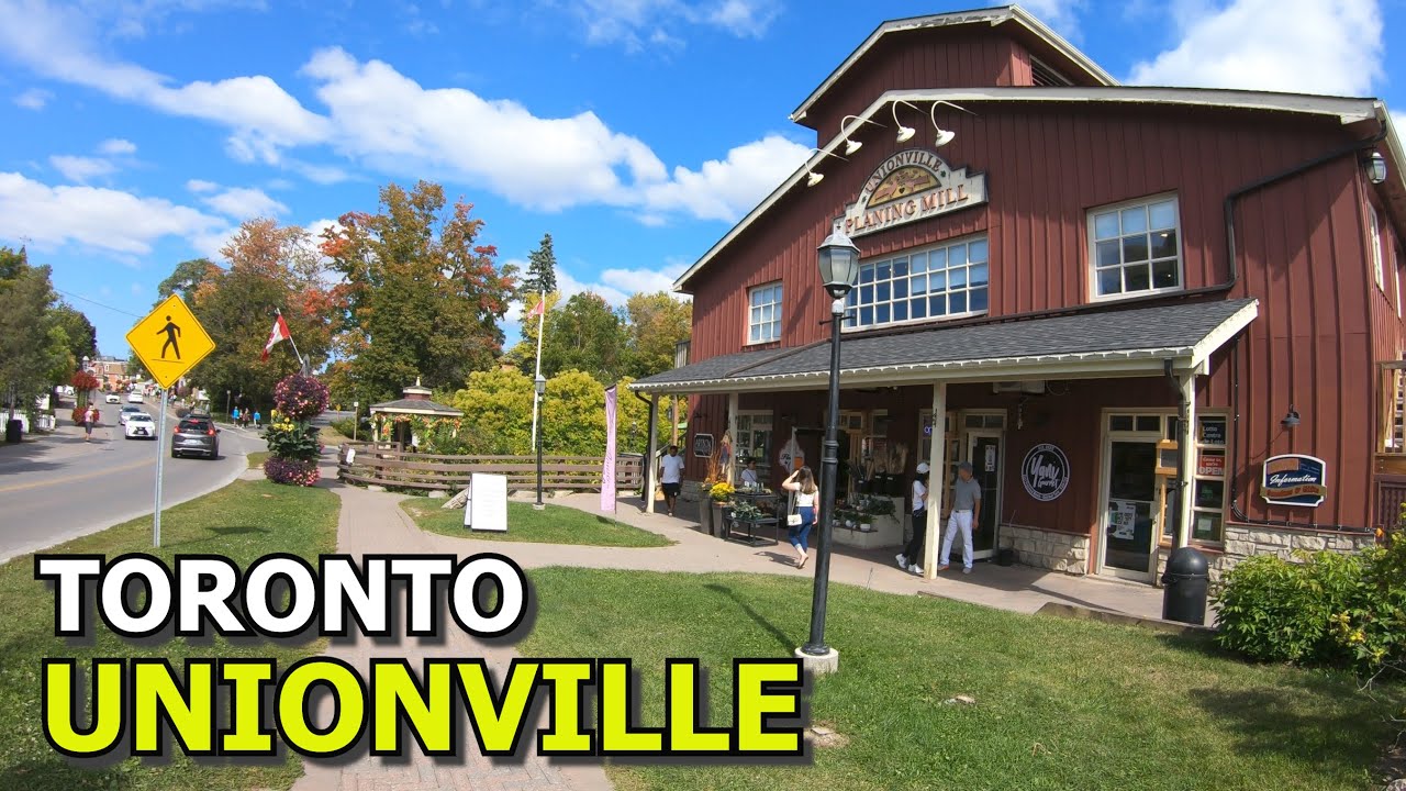 [4K] 🇨🇦 Unionville Main Street Walking Tour in Markham | Toronto ...