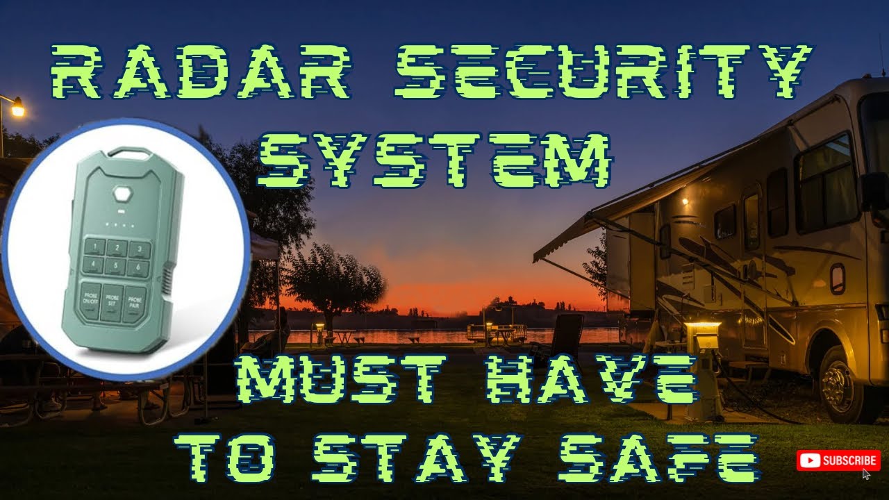 LETWESAF Radar Security System for Camping, RV, Home Or RV Transport ...