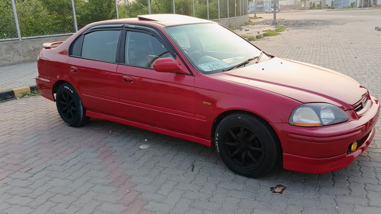 honda Civic ek3 milano red - YouTube