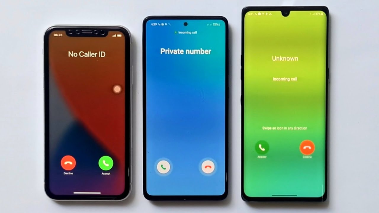 Triple Phone incoming call & outgoing call,iphone,samsung,LG - YouTube