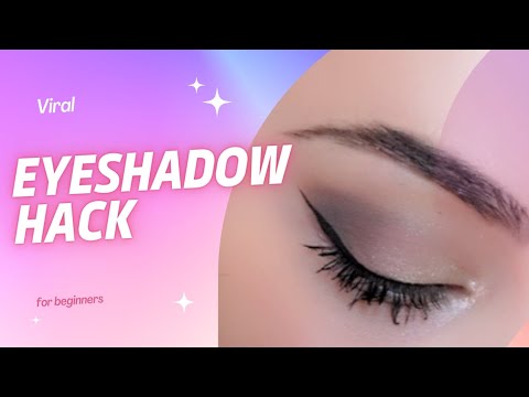 Viral EYESHADOW HACK for beginners - YouTube