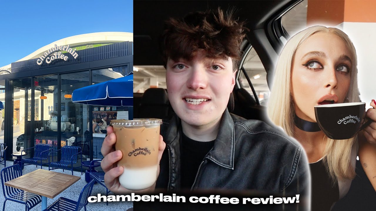 Trying Emma Chamberlain's first coffee shop in LA! (chamberlain coffee ...