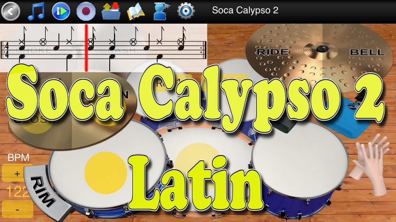 Soca Calypso 2 - Latin - Learn To Master Drums - YouTube