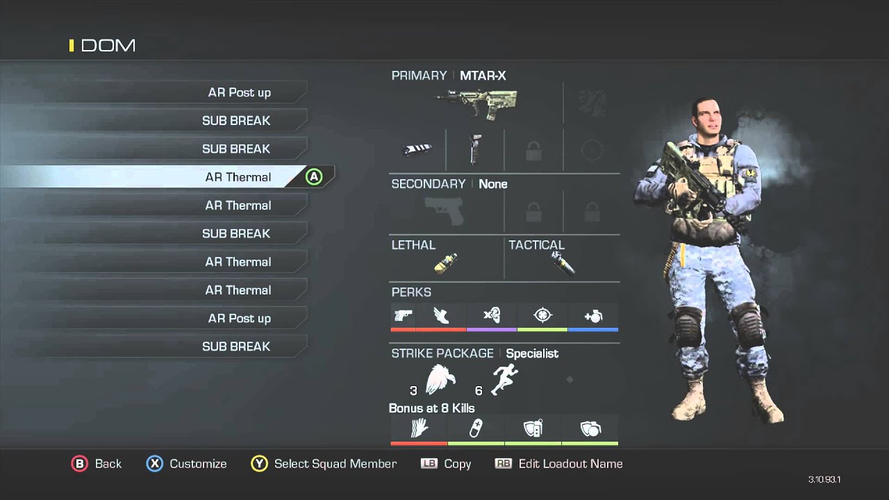 Domination Class Set Up - Call of duty Ghosts (Competitive) - YouTube