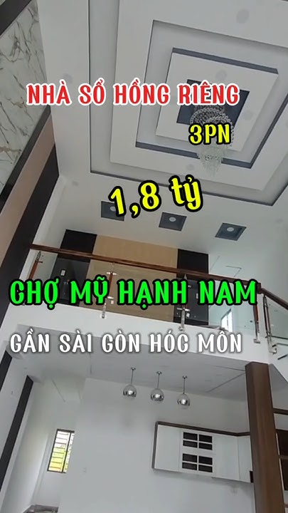 Nhà SHR 1,8 tỷ 5x17m 3pn Chợ Mỹ Hạnh Nam| 3km về Sài Gòn - YouTube