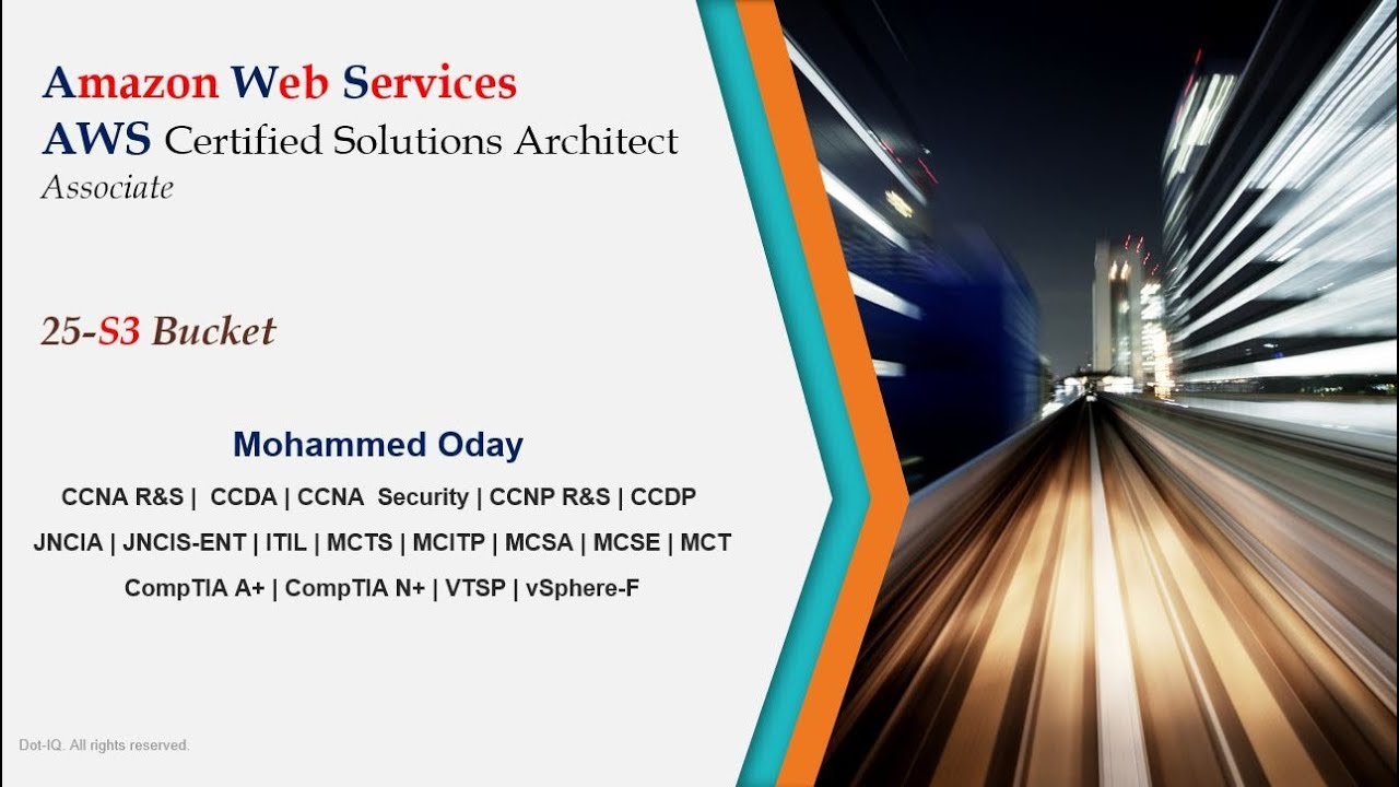25-AWS CSA S3 Bucket By Eng-Mohammed Oday | Arabic - YouTube