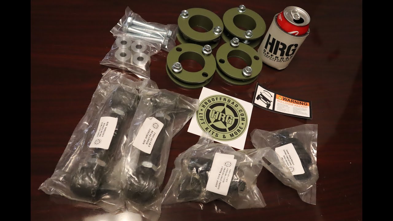 HRG 2 inch Lift Kit Unboxing! - YouTube