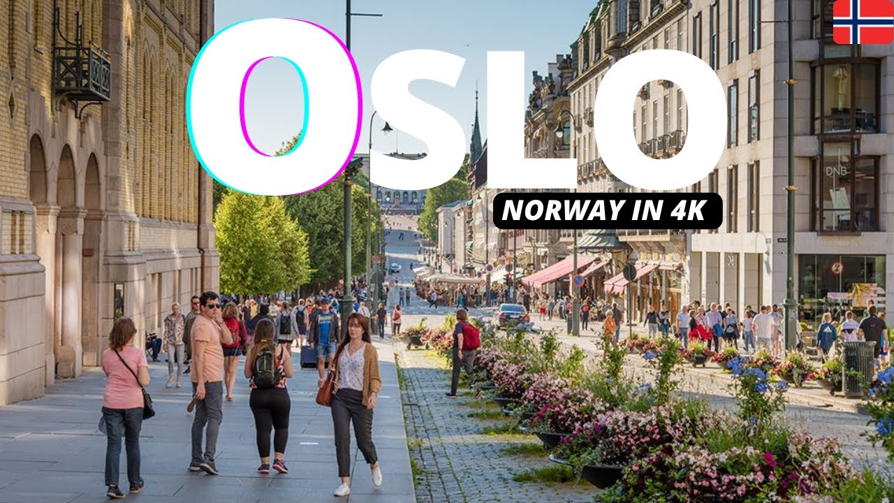 Oslo, Norway 🇳🇴- Summer Walk 2022 - 4K/60fps HDR - Walking Tour - YouTube