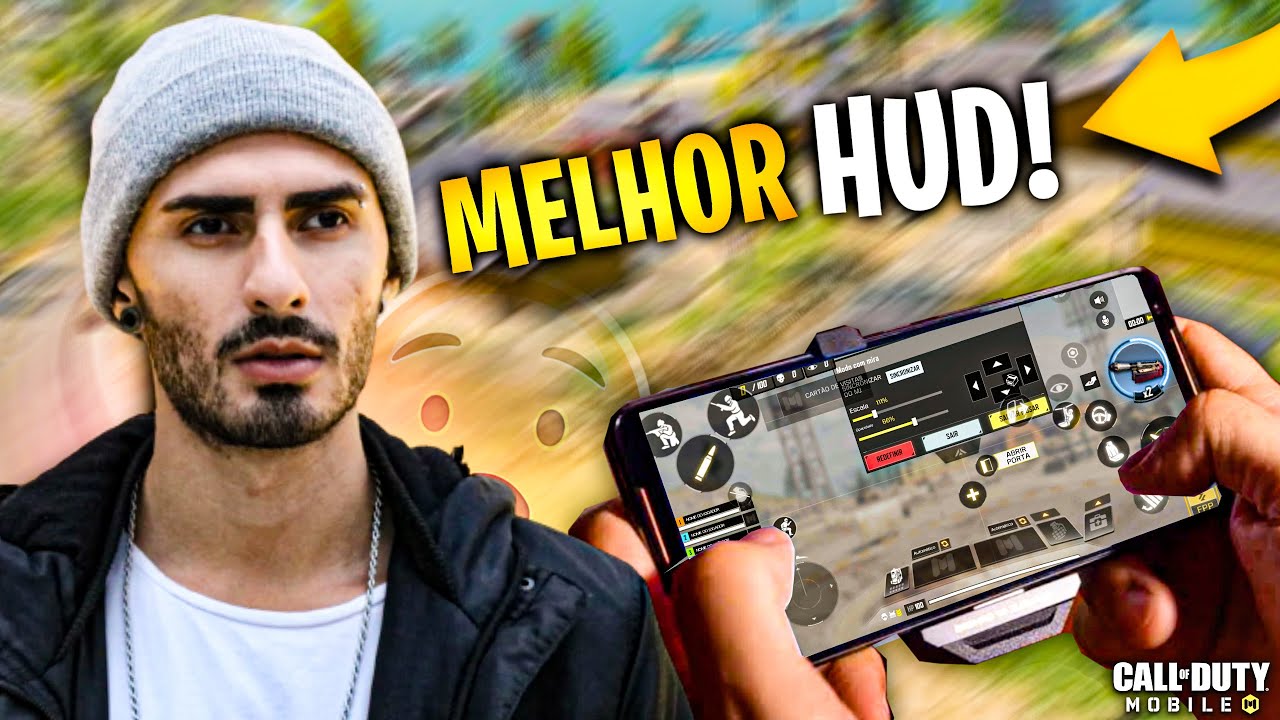 *REVELADO* A MELHOR HUD PRO BATTLE ROYALE DO COD MOBILE! (3 DEDOS ...