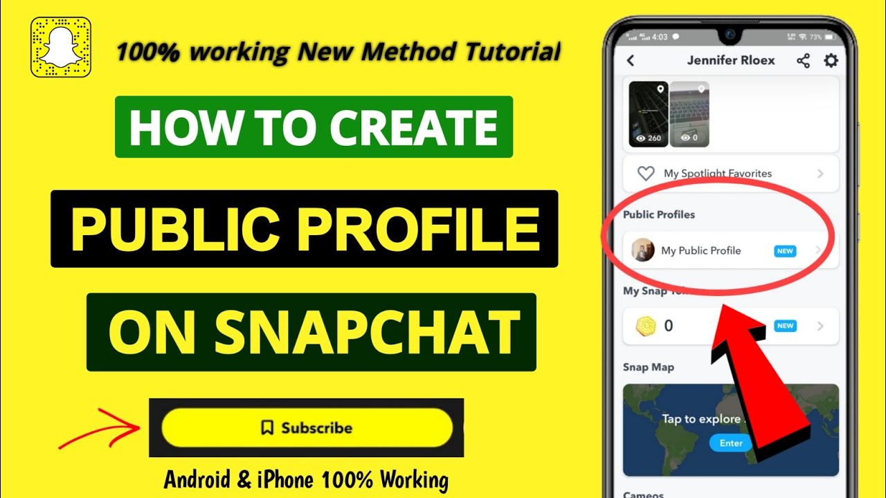 How to create Snapchat Public Profile 2022 | Get Snapchat Public ...