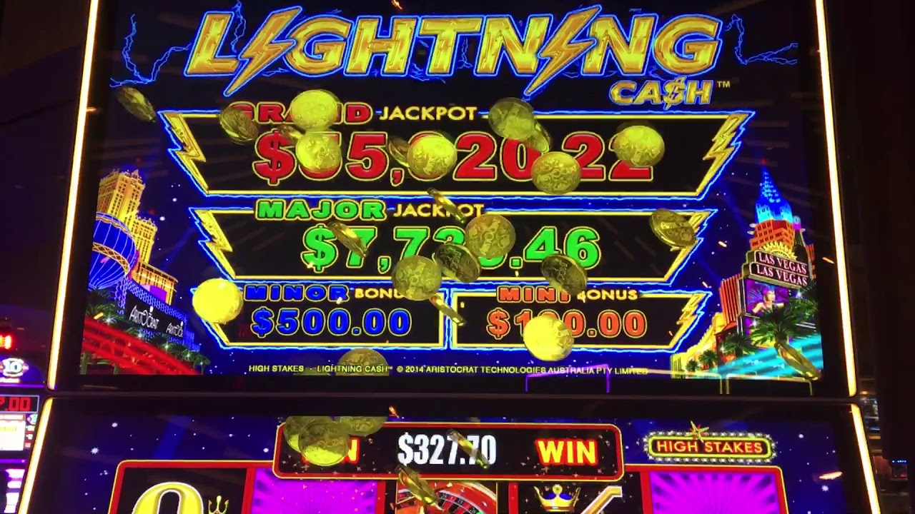 High Limit Lightning Cash 5 briefcase bonus trigger !!! - YouTube