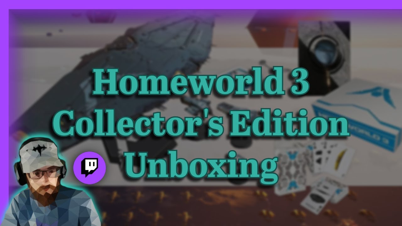 Homeworld 3 Collector's Edition Unboxing - YouTube