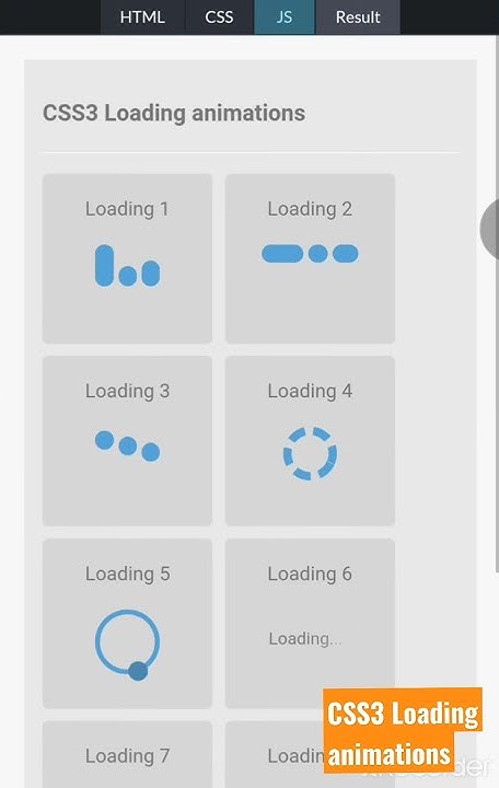 Loading Animations Using Html5 and CSS3 #shorts #youtubeshortsfeature #way2techknowledge #short ...