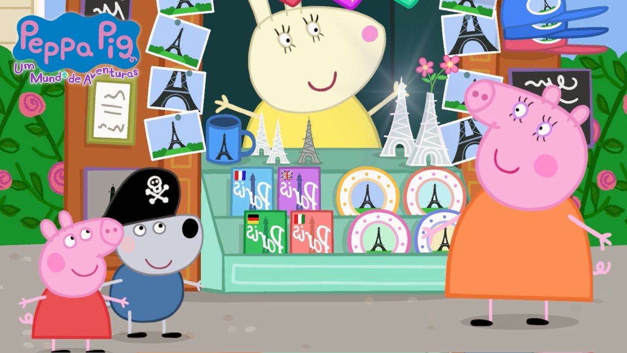 Peppa Pig Português Brasil - Peppa em Paris e a Fascinante Torre Eiffel ...